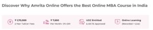 Amrita Online MBA: Fees, Reviews, Placements & Admission 2026